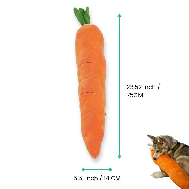 CuddleCarrot™ Giant Carrot Plush Toy – Moiasun